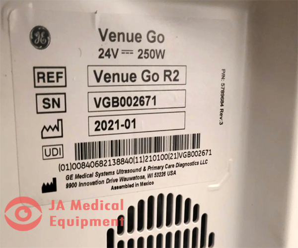 GE Venue Go R2 Ultrasound System - JA Medical Equipment